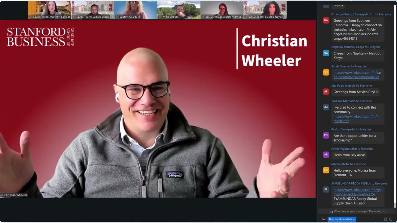 Stanford LEAD Webinar| Leadership Agility