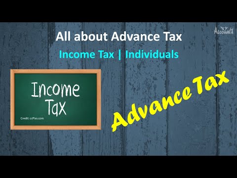 All about Advance Tax | Income Tax | Individuals