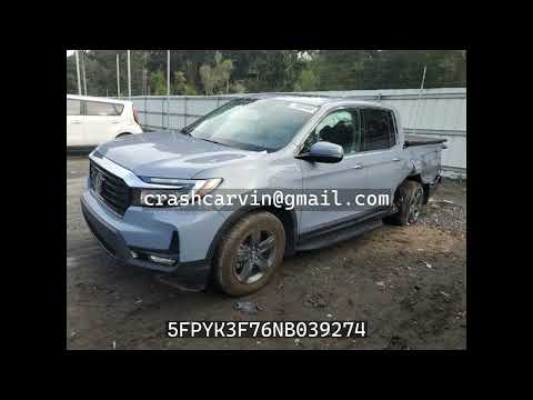 5FPYK3F76NB039274 Honda Ridgeline 2022