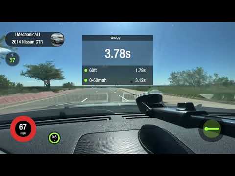 R35 GTR 1/4 mile 91 octane