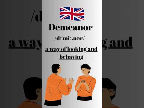 How to Pronounce Demeanor in English British Accent #learnenglish #learnenglishtogether