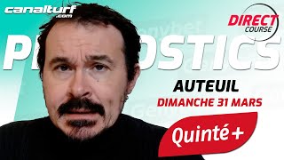 Pronostic vidéo du QUINTE+ PRIX DE LESCAR du Mercredi 31 janvier 2024 - CanalturfTV Direct ...