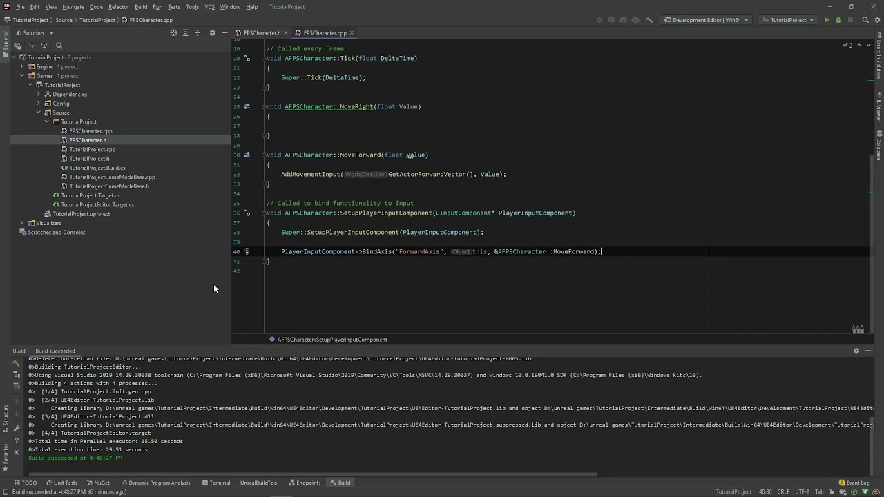 How to make a simple FPS controller in Unreal Engine! | C++ Tutorial