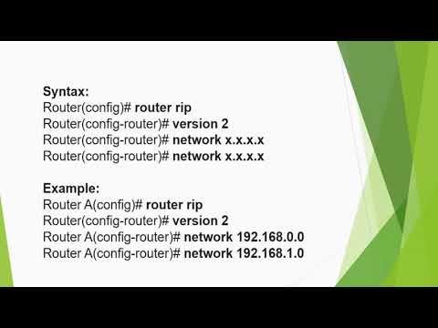 7. What is RIP routing + LAB with solution