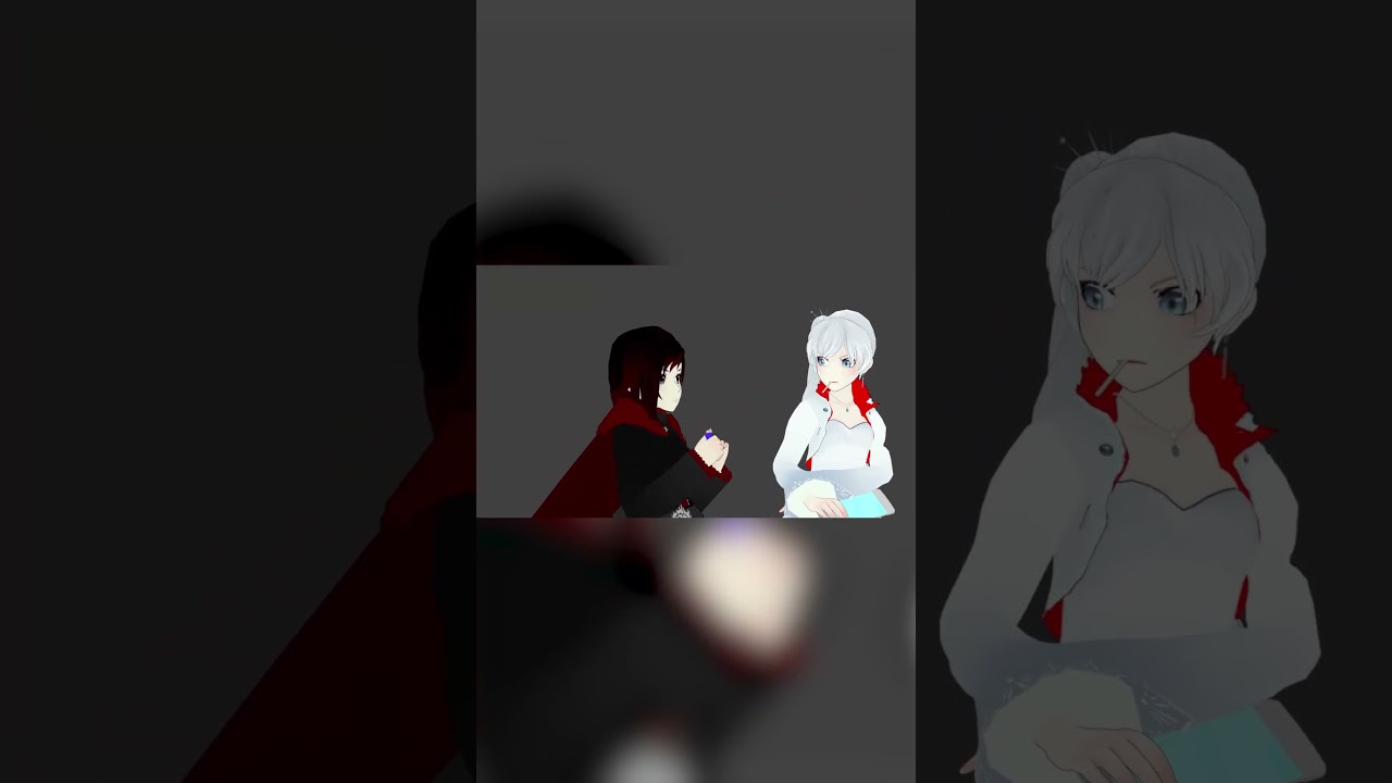 Ruby Rose setting up Weiss Schnee #rwby #animation