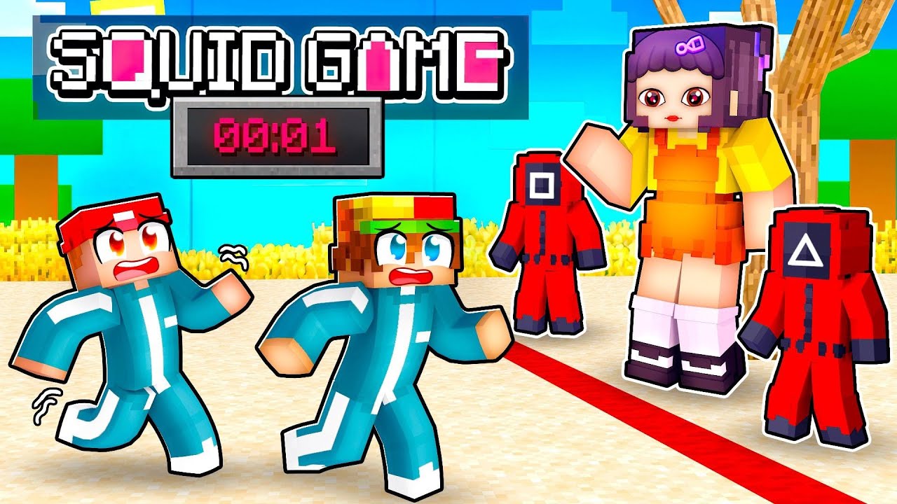 Playing SQUID GAME In Minecraft!