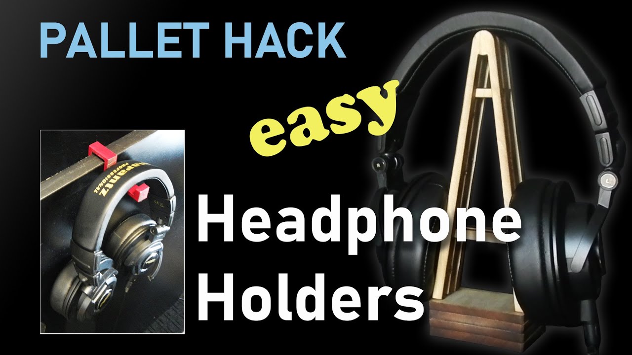 Two Easy DIY Headphone Holders/Stands - Project 28