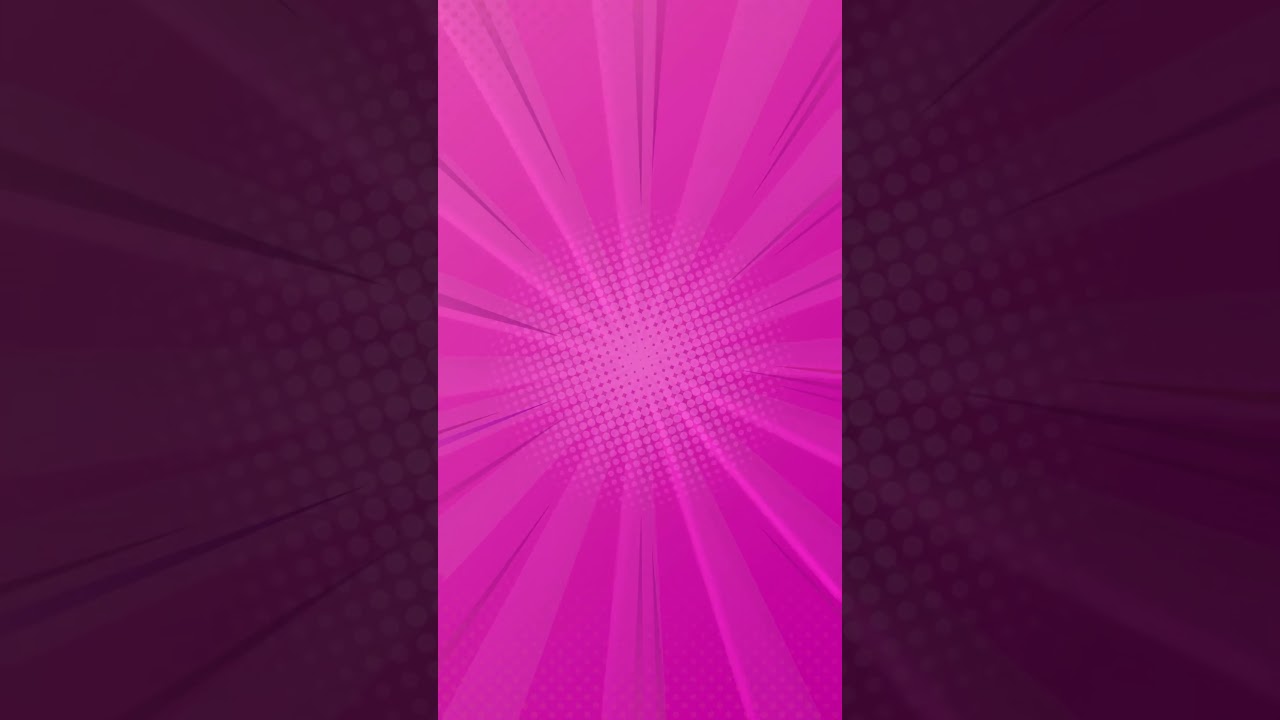 Pink Anime Comic Background Animated Video Loop | Copyright-Free | Full HD