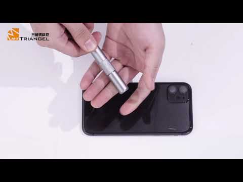 iPhone back glass breaker pen, non-destructive destruction of glass layer