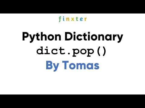 Python dict.pop() Method