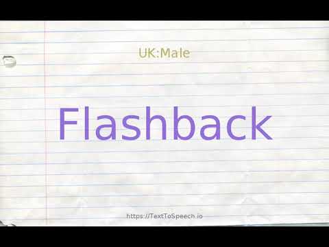 How to pronounce flashback