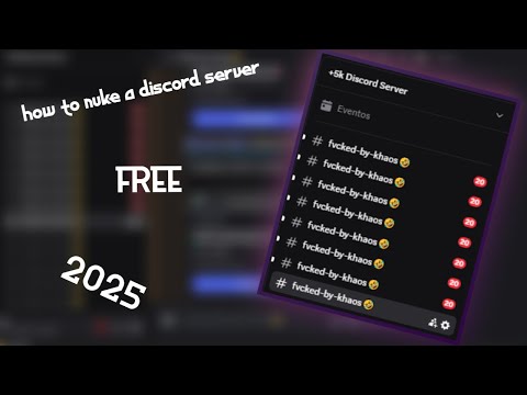 HOW TO NUKE A DISCORD SERVER IN 2025 | WORKING 24/7 | FREE