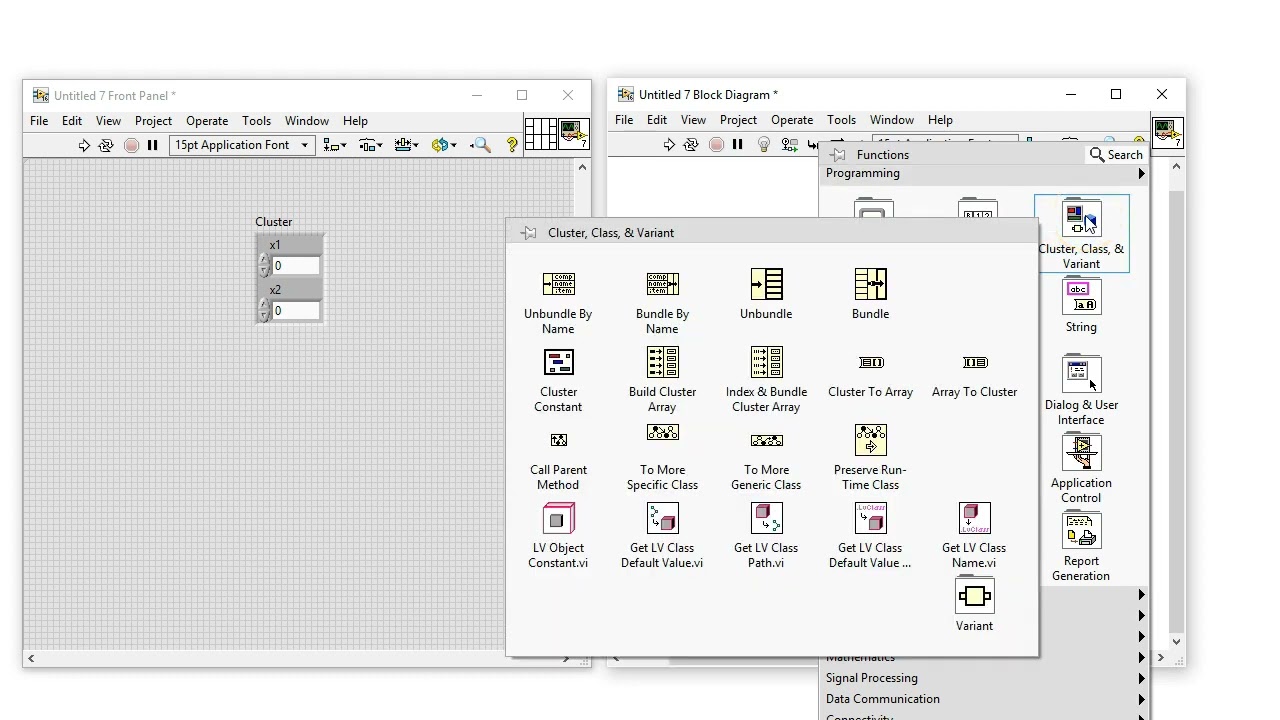 Cluster DataType LabVIEW Tutorial