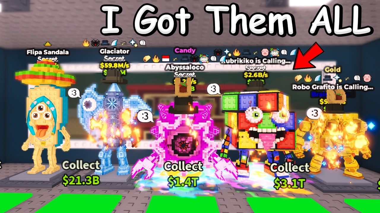 I Stole The 6 NEWEST BACKROOM BRAINROTS in Steal A Brainrot...