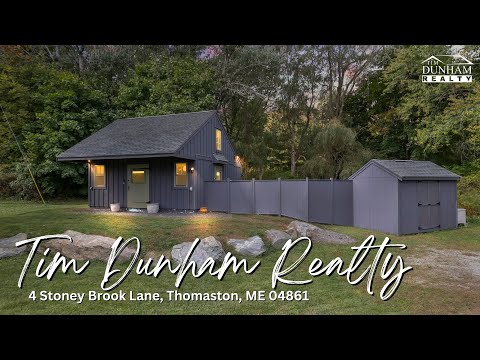 New Listing Tim Dunham Realty | Real Estate Listing in Thomaston Maine | House for Sale