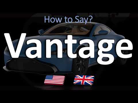 How to Pronounce Aston Martin Vantage? (CORRECTLY)