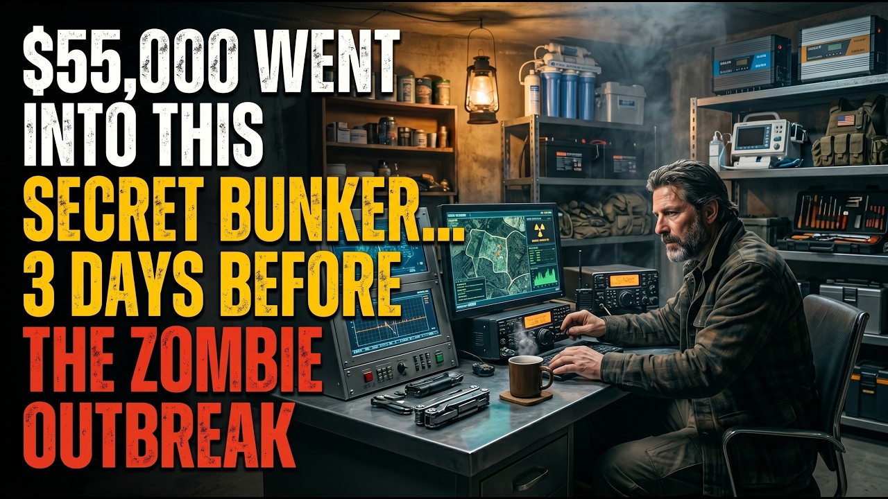 $55,000 Went Into This Secret Bunker… 3 Days Before the Zombie Outbreak