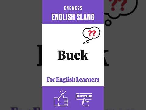 Buck Meaning #Engness