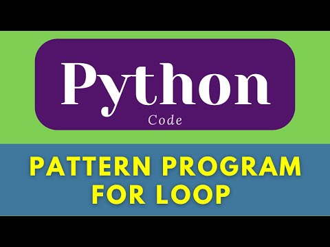 Pattern Program in Python | for loop in python | #shorts #python #ytshorts #education #4k