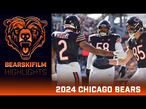 Chicago Bears 2024 Offense ALL CATCHES Highlights || Caleb Williams