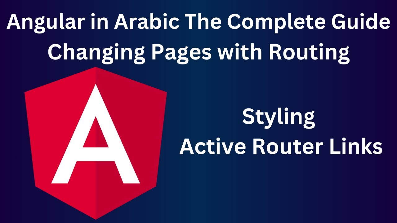 Styling Active Router Links