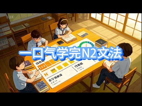 中年学日语,难静下心来,进度非常慢