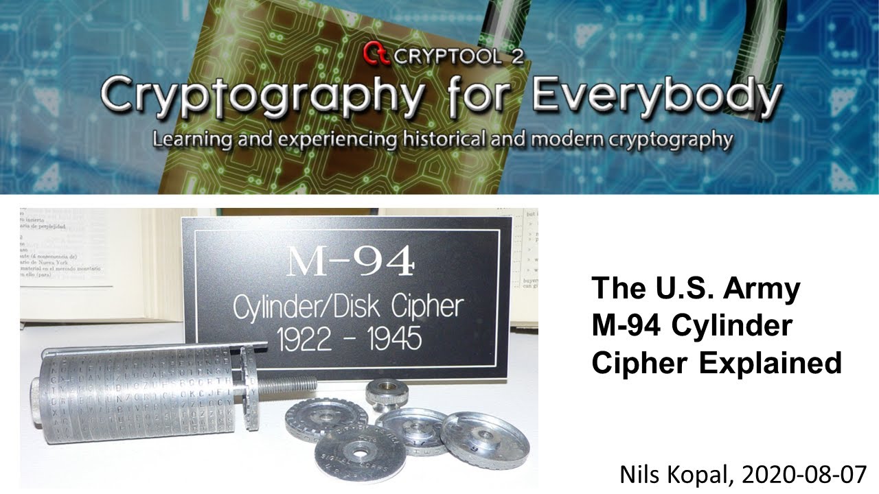 The U.S. Army M-94 Cylinder Cipher Explained – A Strong Hand Cipher For the Usage on the Battlefield