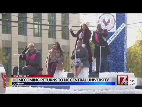 Homecoming parade held at NC Central in Durham