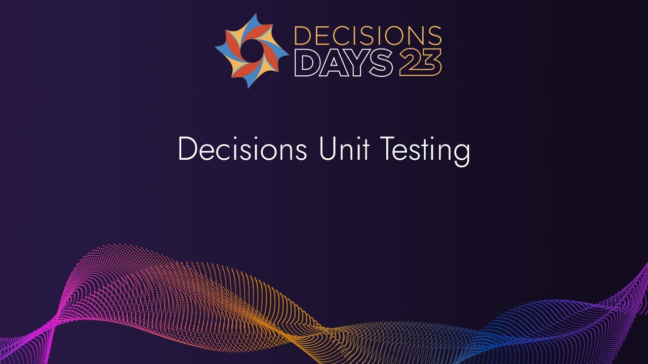 Decisions Unit Testing