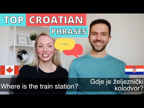 UČITE HRVATSKI! 50+ uobičajenih fraza za putovanja za početnike!