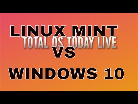 Linux Mint VS Windows 10 LIVE!