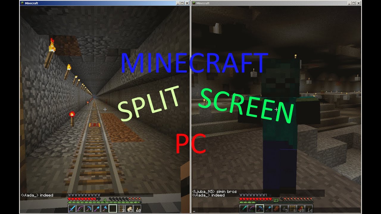 How to make Minecraft SplitScreen (Fast & Simple)