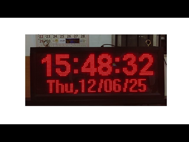 LED Temperature and Humidity Display board - Temperature Monitoring ...