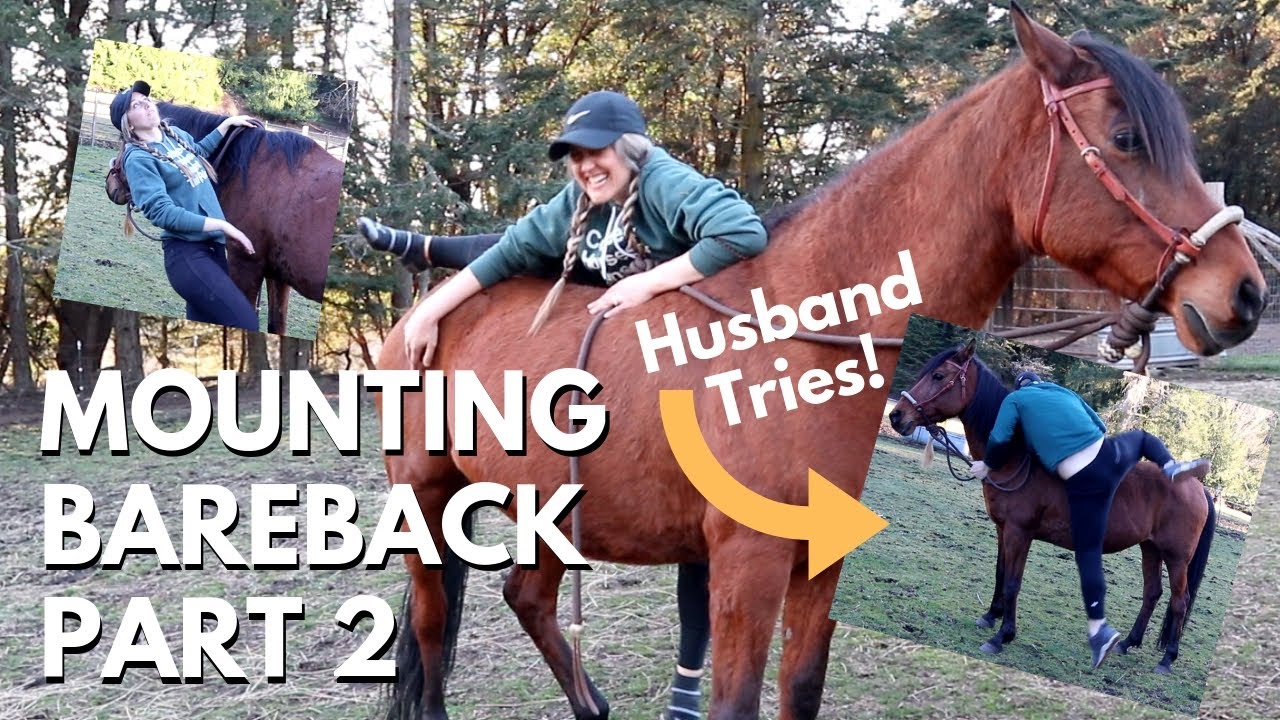 Trying to Mount Bareback...AGAIN! | Equestrian