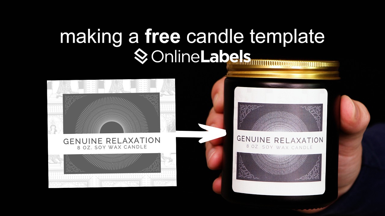 Design a Candle Label with Us  (and download the free template!) | OnlineLabels