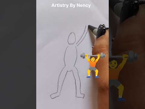 gym with cartoon #funny #art #gym #shortsfeed #shorts #artistrybynency #youtubeshorts