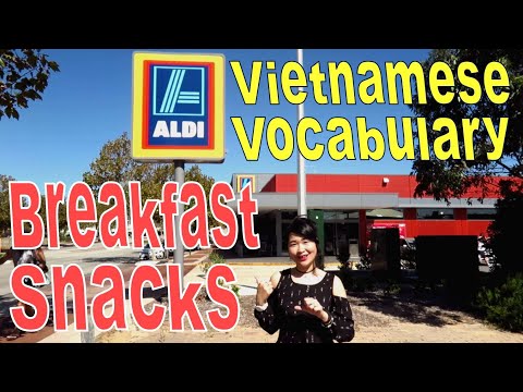 Learn Vietnamese Vocabulary at ALDI (Snacks & Breakfast Foods) | Viet Vocab with EK #9 | SimplyEK