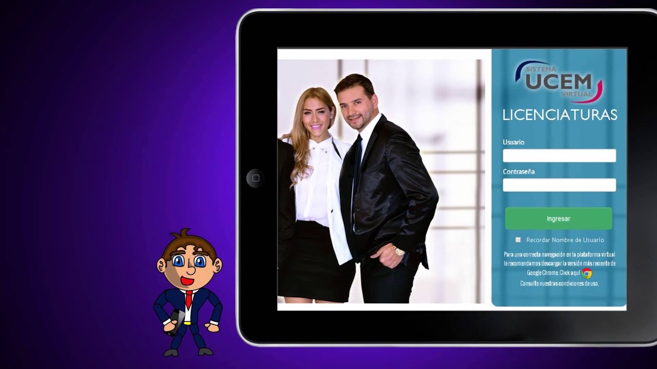 Ingreso a UCEM Virtual