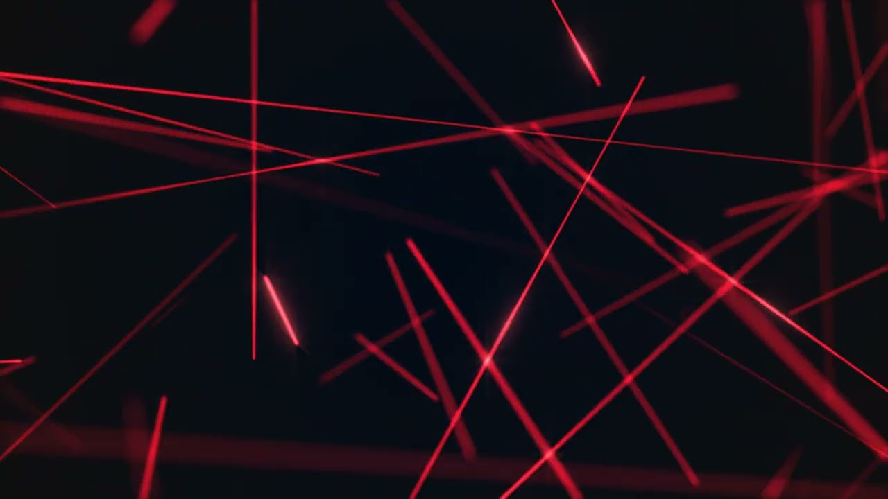 Red Laser Beams Motion Background | Screensaver | Technology Loop