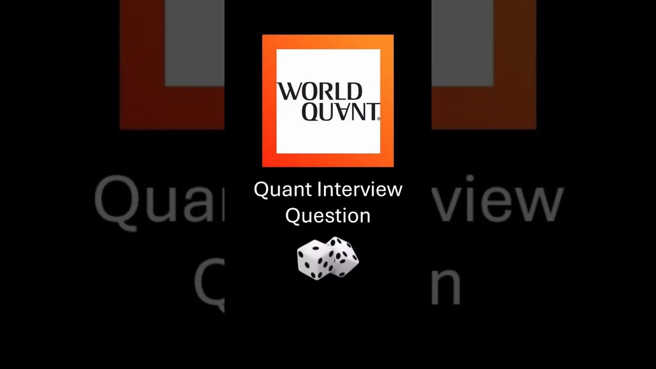 Worldquant Interview Question