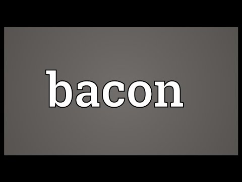 Bacon Meaning