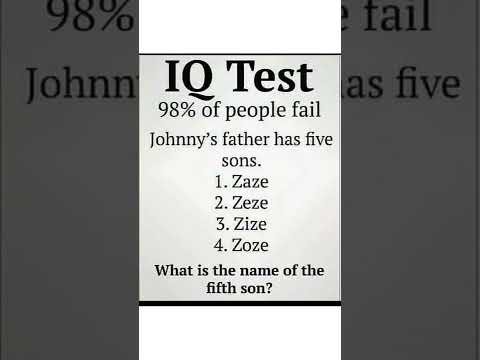 IQ Test | The Puzzle Maker