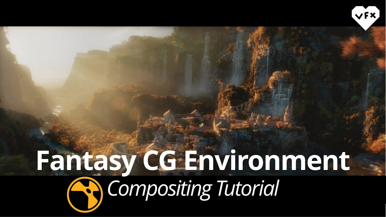 Fantasy CG Environment // Compositing Tutorial