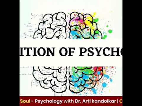 Meaning and Definition of psychology