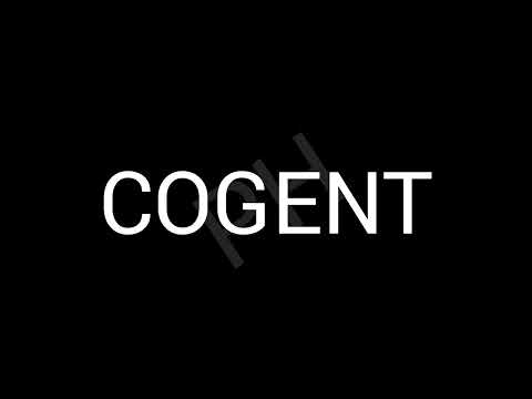 COGENT|British pronunciation