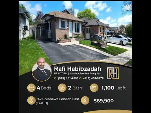 Check out my listing Address: 942 Chippewa London East (East D), Ontario N5V4G8