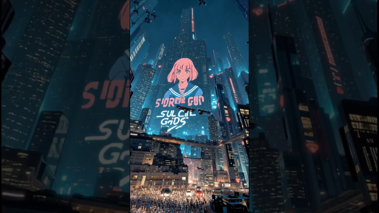 Cyberpunk Cityscape | MidJourney AI-Generated Futuristic World