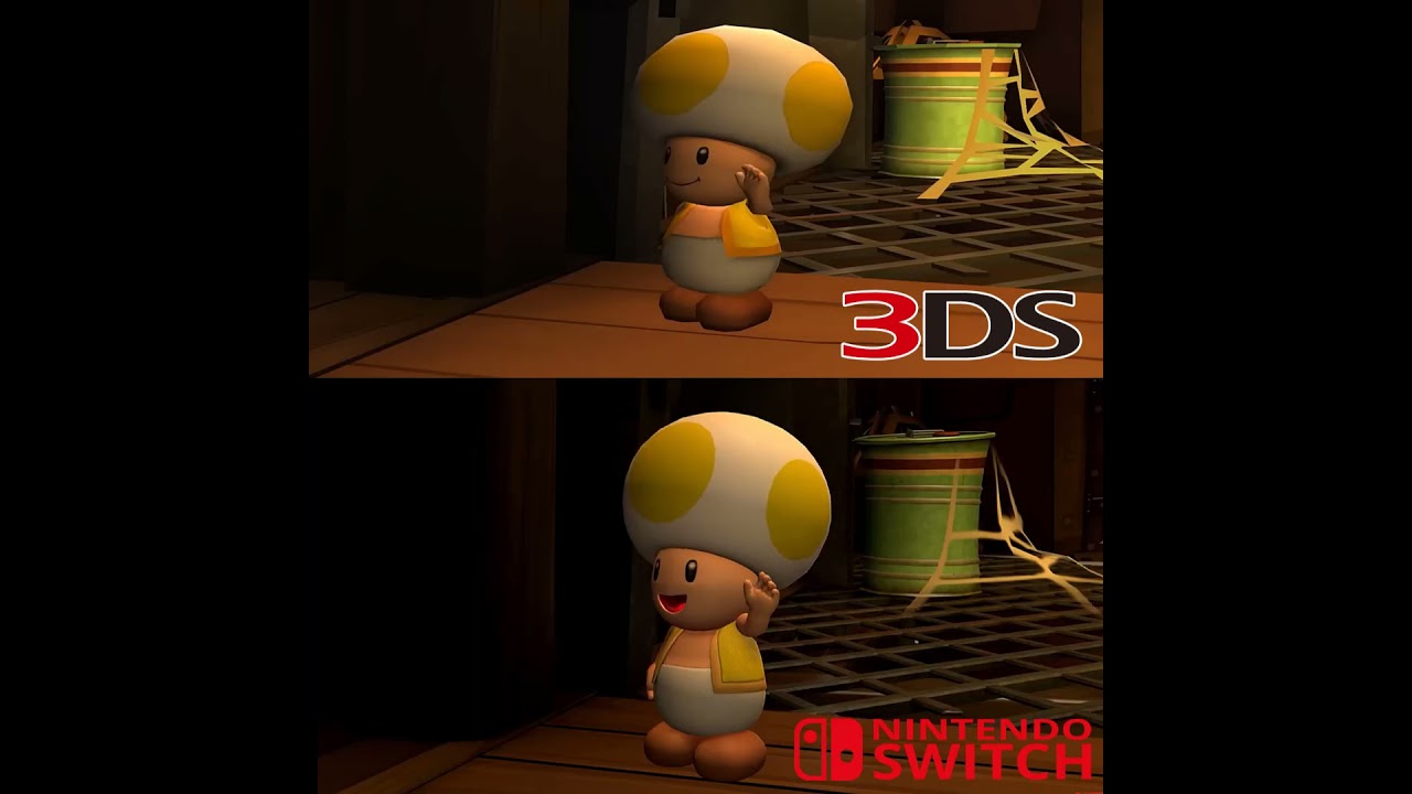 Luigi's Mansion 2 HD  Pixelize Toad Out (Old Clockworks) COMPARISONS 3DS Vs. Switch