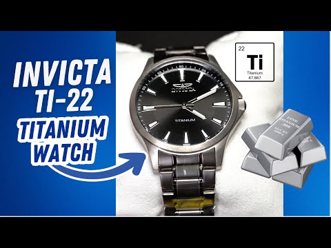 Invicta Ti-22 43mm Watch Review | Model 47515 β Lightweight Titanium!