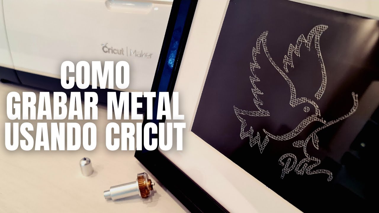 🤯 COMO GRABAR METAL USANDO CRICUT MAKER O CRICUT EXPLORE | Super fácil!